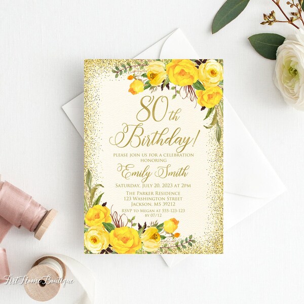 Yellow Birthday - Etsy