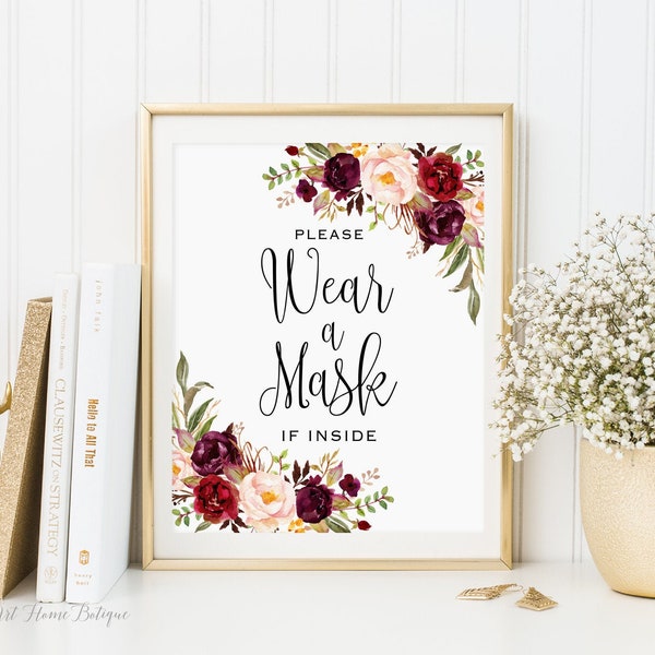 Wedding Mask Sign - Etsy