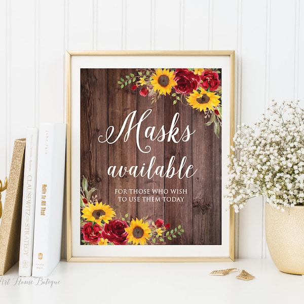 Wedding Mask Sign - Etsy