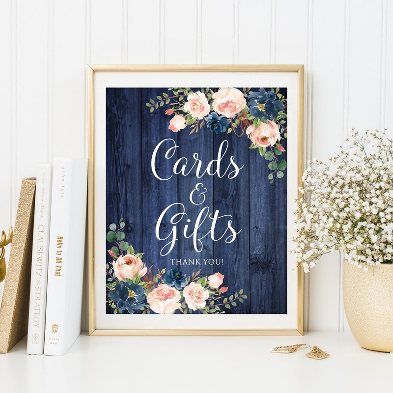Navy and Blush - Etsy