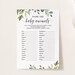 Name the Baby Animal Game Greenery Baby Shower Games | Etsy
