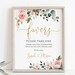 Pink Favors Sign, Light Pink Wedding Favors Sign, Please Take One Sign ...