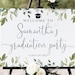 Greenery Graduation Party Welcome Sign, Graduation Welcome Sign, Grad ...
