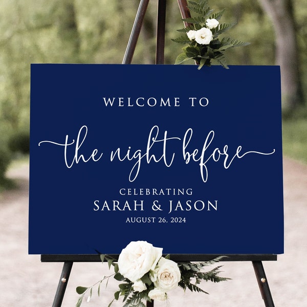 Navy Blue Sign - Etsy