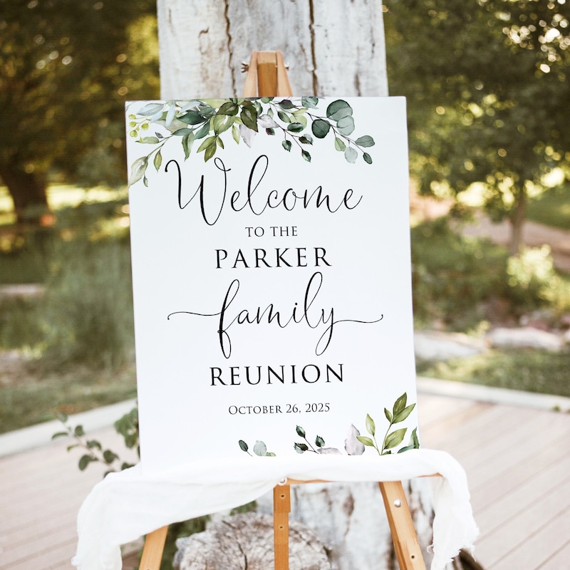 Family Reunion Sign - Etsy