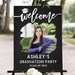 Chalkboard Graduation Welcome Sign, Photo Graduation Party Welcome Sign ...