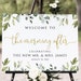 Greenery Graduation Party Welcome Sign, Graduation Welcome Sign, Grad ...