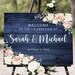 Sunflowers Rehearsal Dinner Welcome Sign, Chalkboard Rehearsal Dinner ...