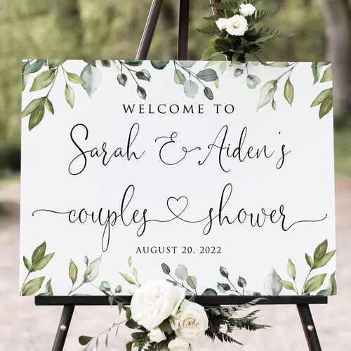 Digital Download Couples Shower Sign Wedding Shower Welcome | Etsy