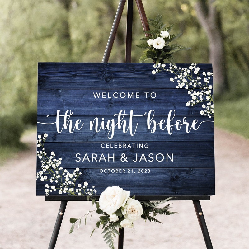 The Night Before Sign - Etsy