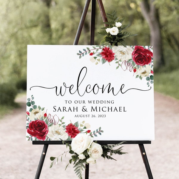 Red Wedding Decor - Etsy