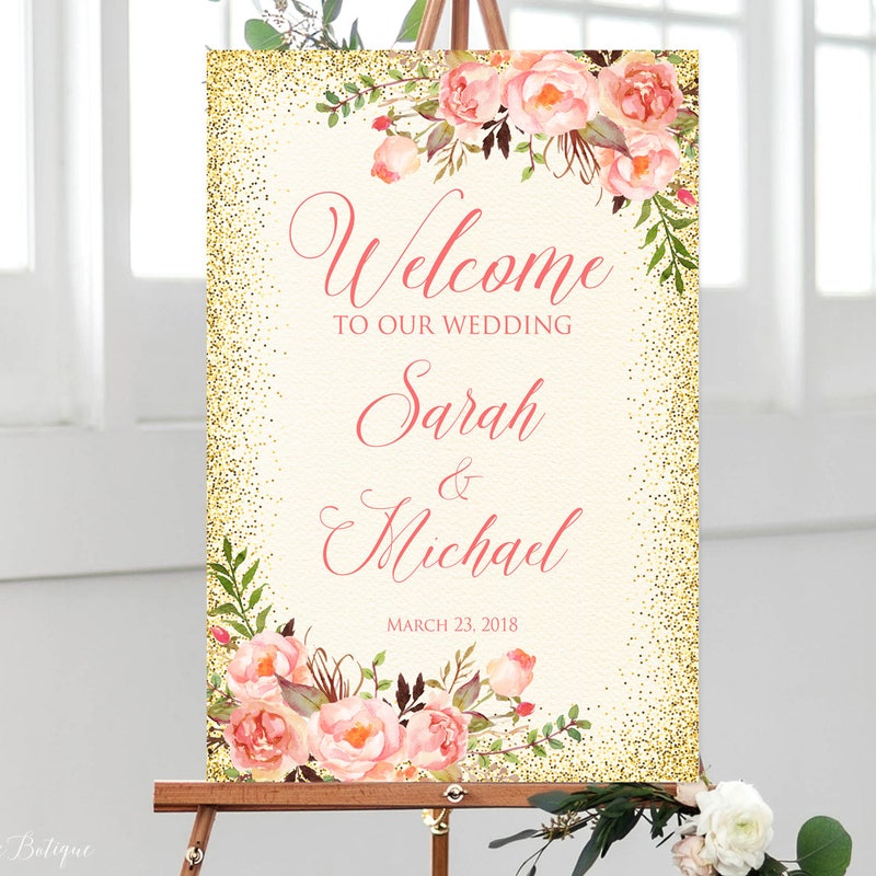 Coral Ivory Wedding - Etsy