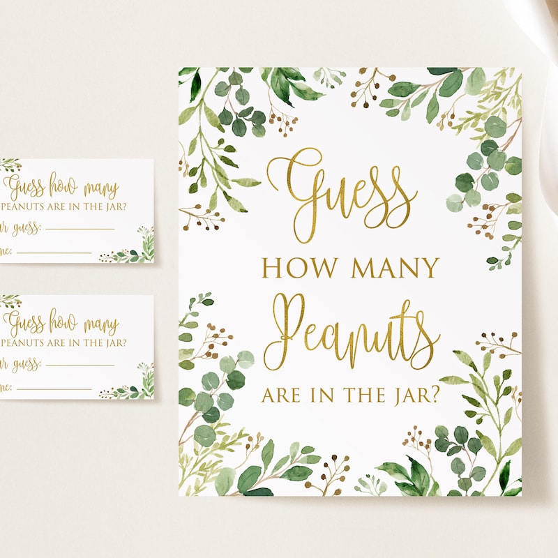 Guess How Many Peanuts - Etsy