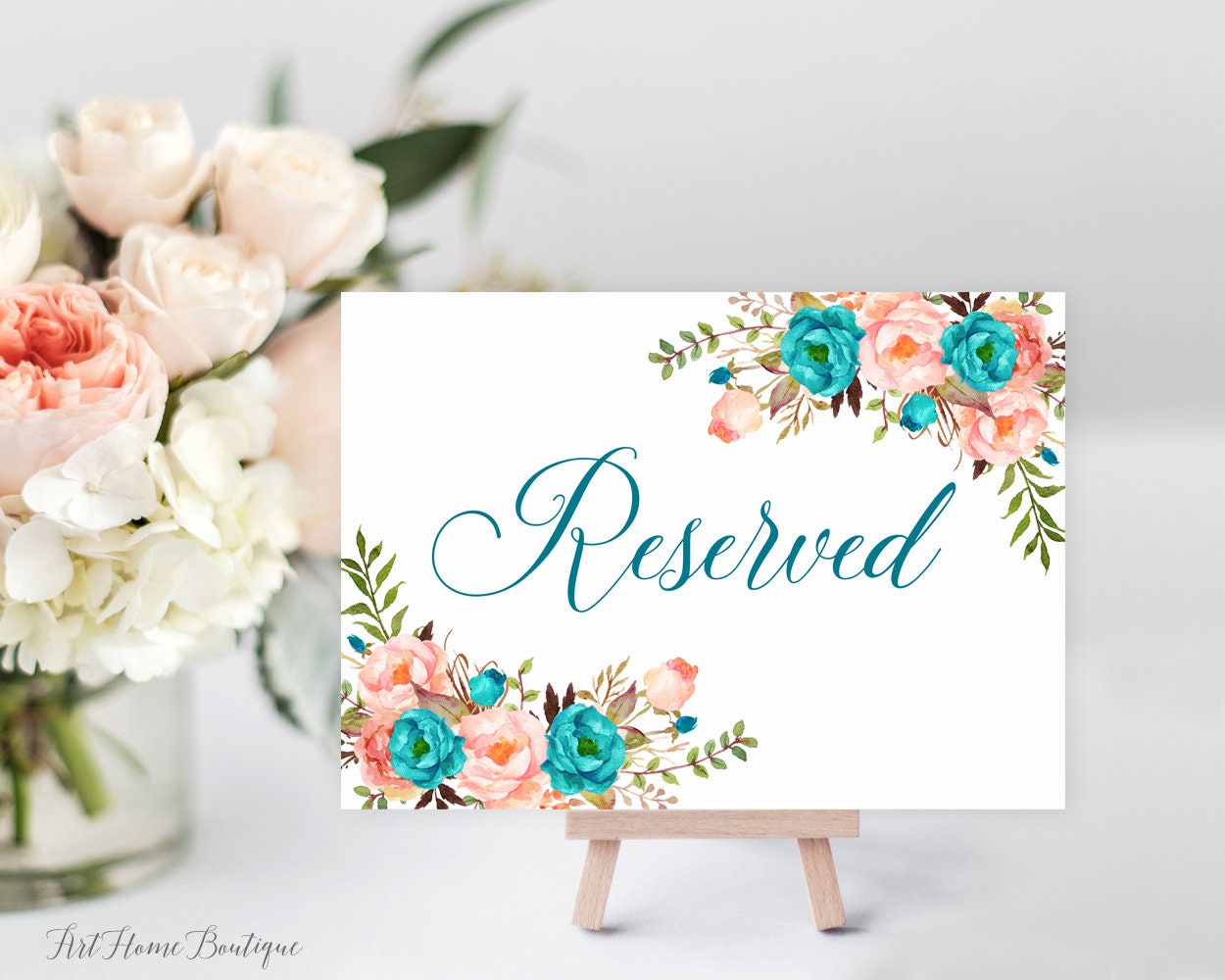 Reserved Sign Wedding Reserved Sign Reserved Seating Sign | Etsy