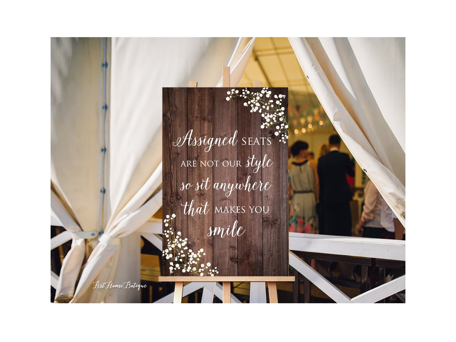 Assigned Seats Sign Assigned Seats Are Not Our Style so Sit - Etsy