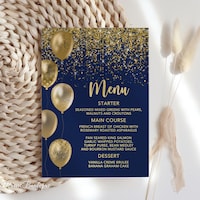 Navy Blue and Gold - Etsy