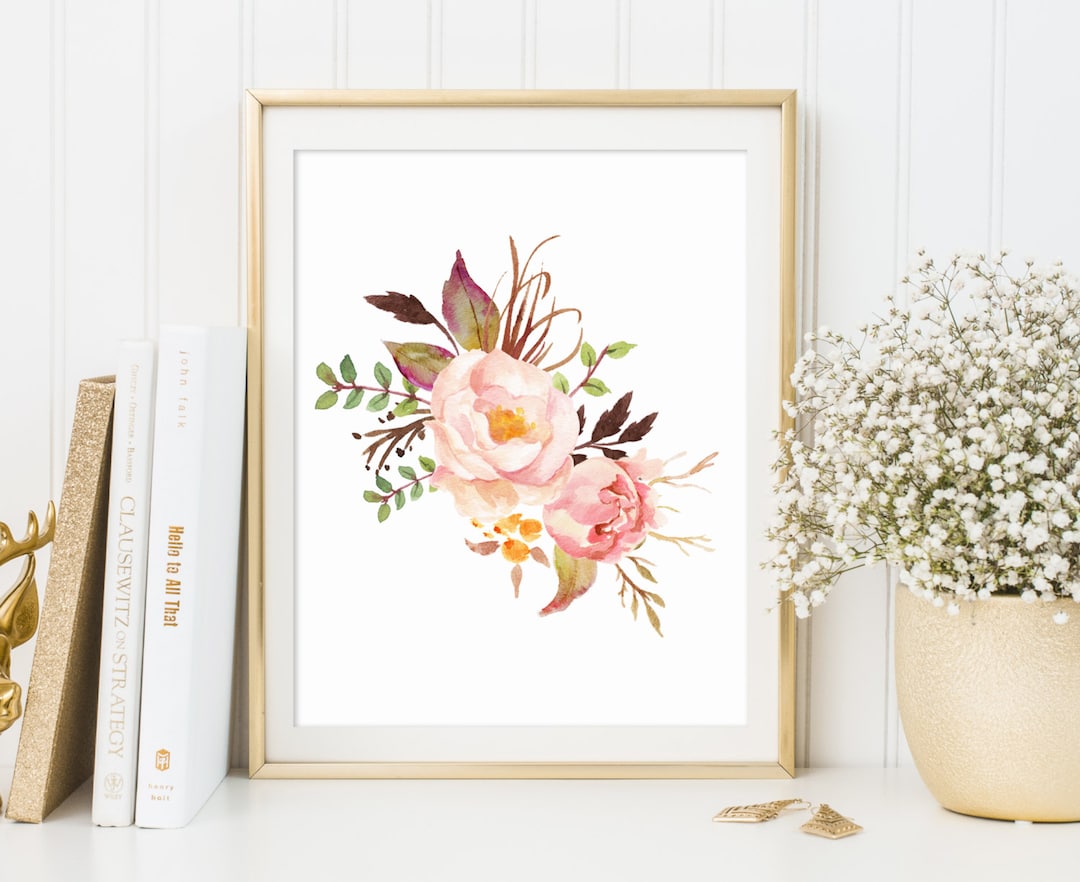 Floral Print Floral Wall Art Flower Print Floral Print Gallery Wall ...