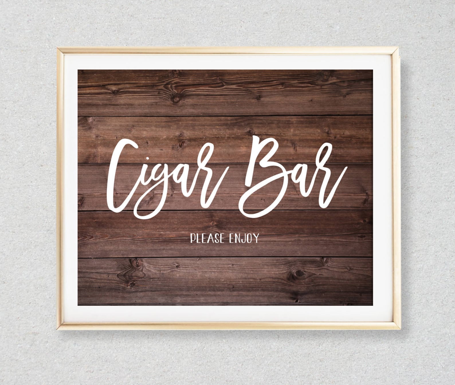 Cigar Bar Sign Wedding Cigars Sign Cigar Sign Printable - Etsy