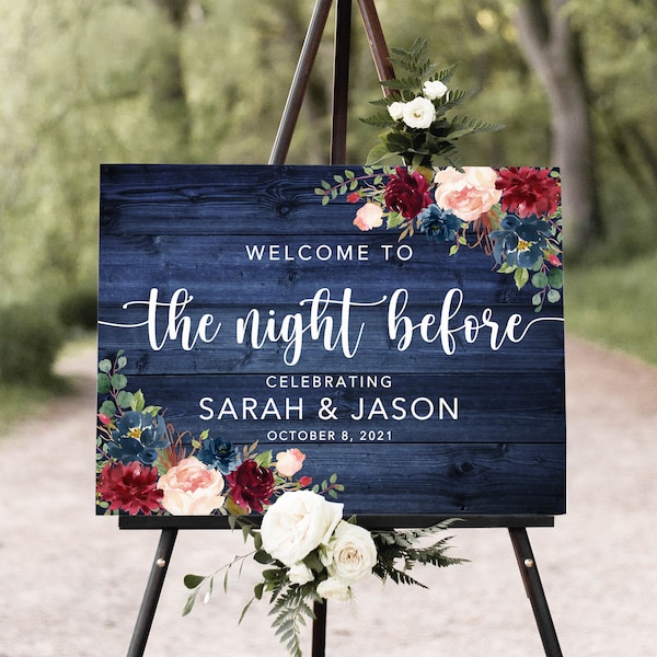 Navy and Blush - Etsy