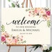 Ivory Welcome Wedding Sign Welcome to Our Wedding Sign - Etsy