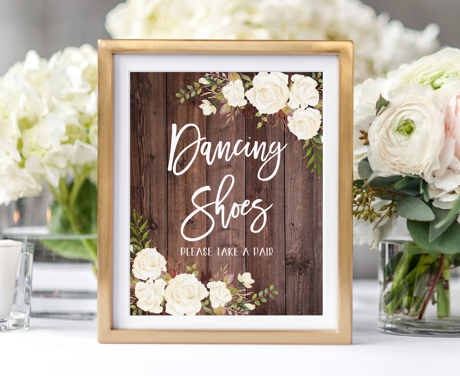 Dancing Shoes Sign Dancing Feet Sign Rustic Wedding Dance - Etsy