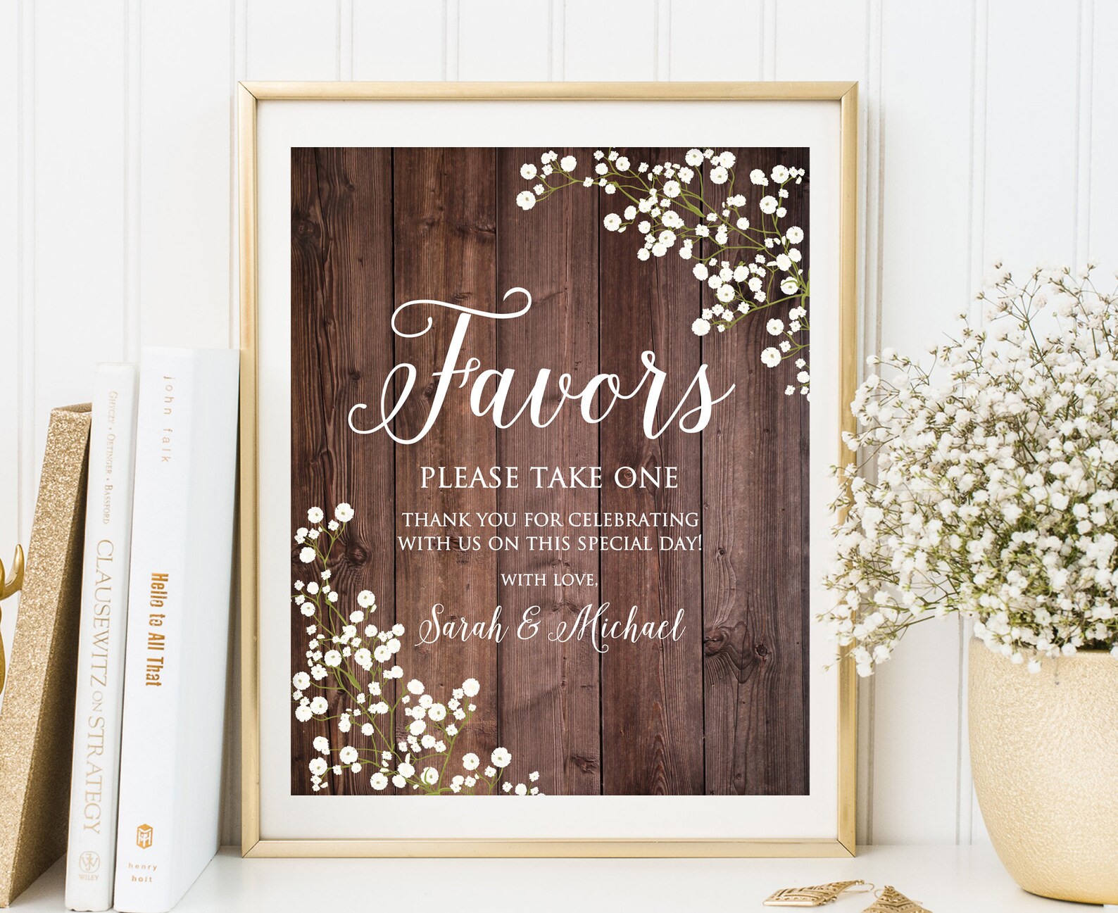 Rustic Favors Sign Wedding Favor Sign Please Take One Sign - Etsy