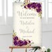 Welcome Wedding Sign, Ivory Welcome to Our Wedding Sign, Large Welcome ...