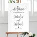 Welcome Wedding Sign, Large Welcome Sign, Welcome to Our Wedding Sign ...