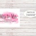 Miss to Mrs Sign Bachelorette Party Sign Watercolor Bridal - Etsy
