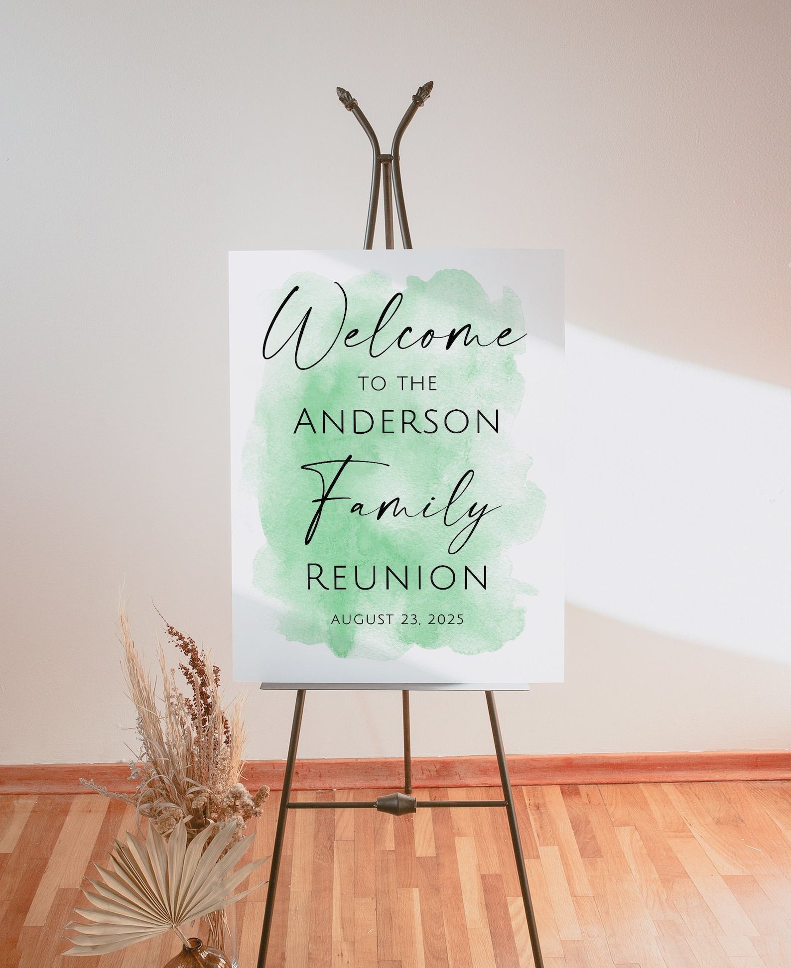 Family Reunion Welcome Sign, Modern Welcome Sign, Reunion Welcome ...