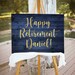 Happy Retirement Sign, Rustic Navy Retirement Welcome Sign, Blue ...