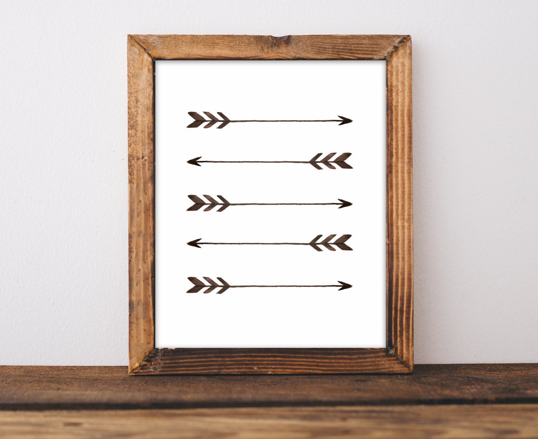 Watercolor Arrows Print, Tribal Gallery Wall Art (digital Download) - Etsy