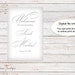 Silver Wedding Welcome Sign, Winter Wedding Welcome Sign, Digital File ...
