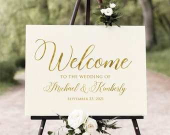 Elegant Wedding Sign | Etsy