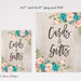 Rustic Cards and Gifts Sign, Gift Table Sign, Floral Printable Sign ...