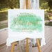 Green Retirement Celebration Sign, Green Watercolor Retirement Welcome ...