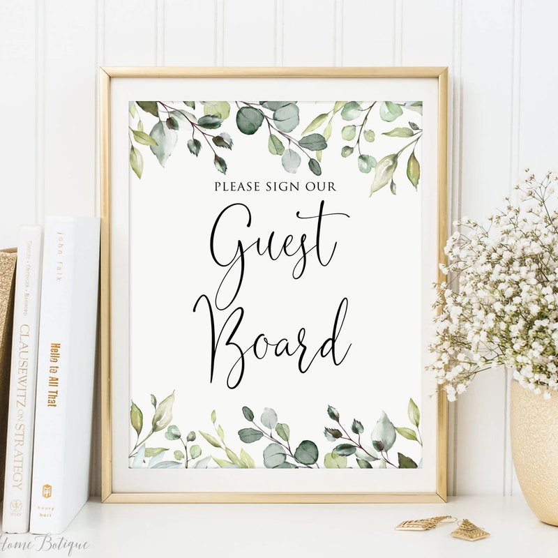 Guest Signing Board - Etsy