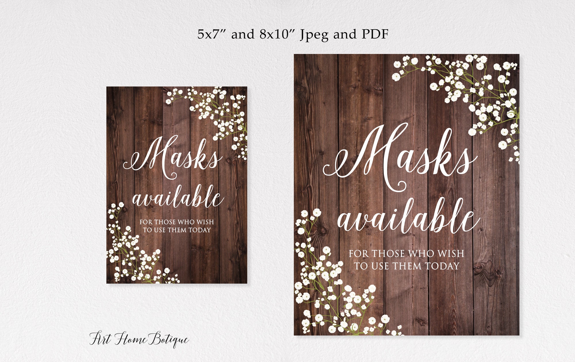Masks Available Sign Mask Wedding Sign Social Distance - Etsy