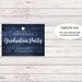 Rustic Navy Graduation Party Welcome Sign, Blue Graduation Welcome Sign ...