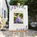 Purple Sweet Sixteen Welcome Sign, Photo Birthday Welcome Sign, Purple ...
