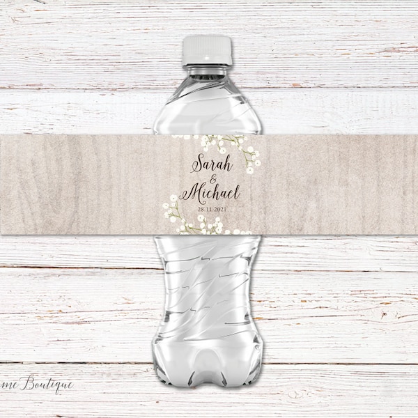 Rustic Wedding Label - Etsy