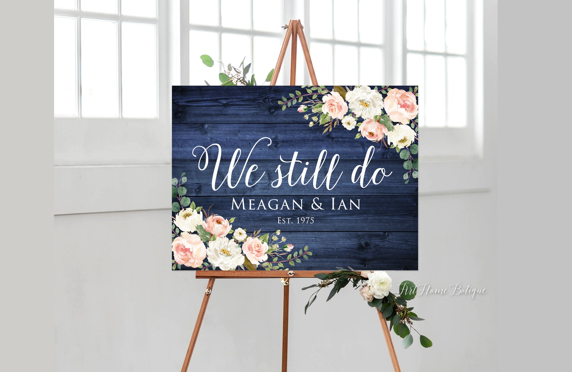 We Still Do Sign, Rustic Welcome Sign, Anniversary Wedding Sign ...