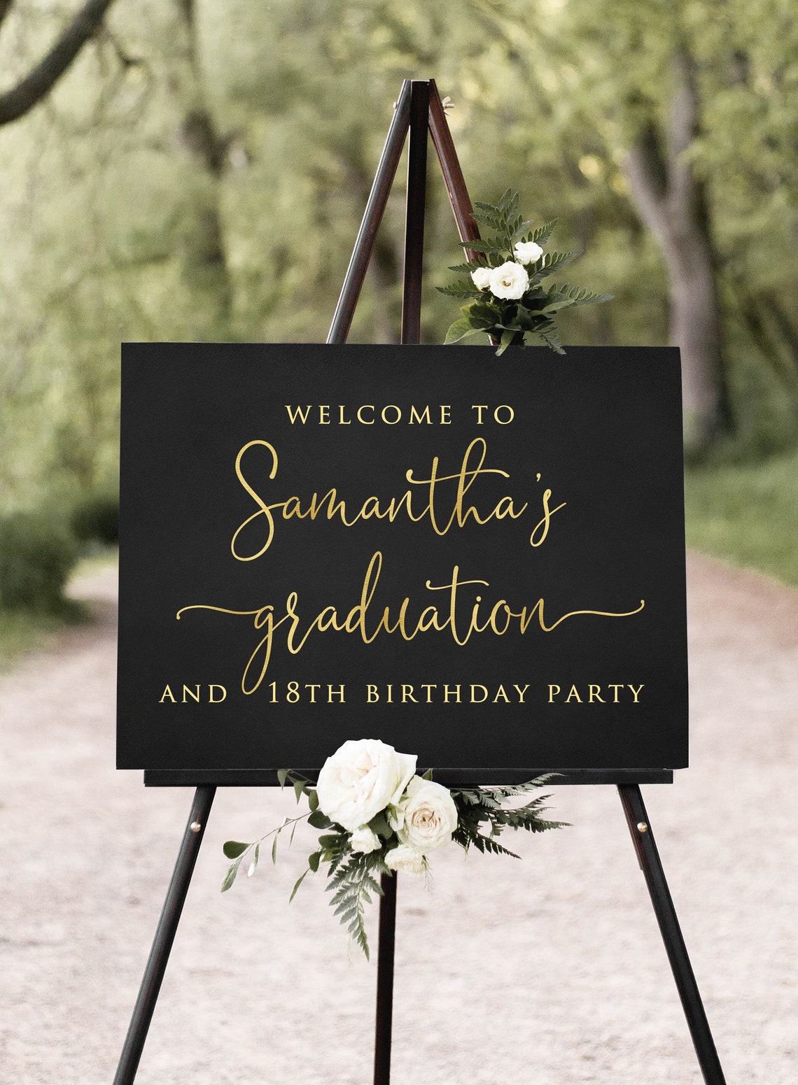 Graduation and 18th Birthday Party Welcome Sign Chalkboard - Etsy