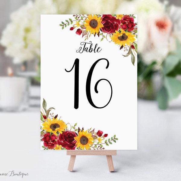 Sunflower Table Decor - Etsy