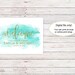 Aqua Wedding Welcome Sign, Watercolor Wedding Sign, Egg Blue Wedding ...