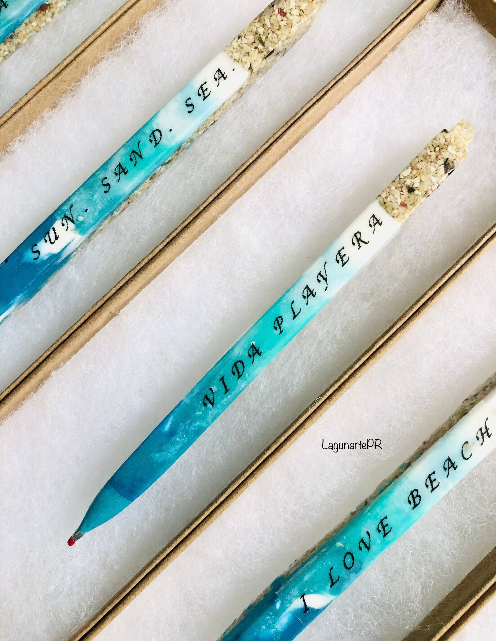 Pen Beach Pen Art Beach Pen Custom Pen Sand Beach Lovers - Etsy