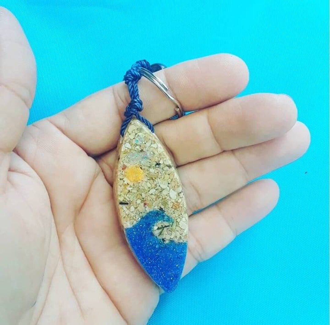 Wave Keychain, Ocean Keychain, Beach Keychain, Beach Lovers, Summer ...