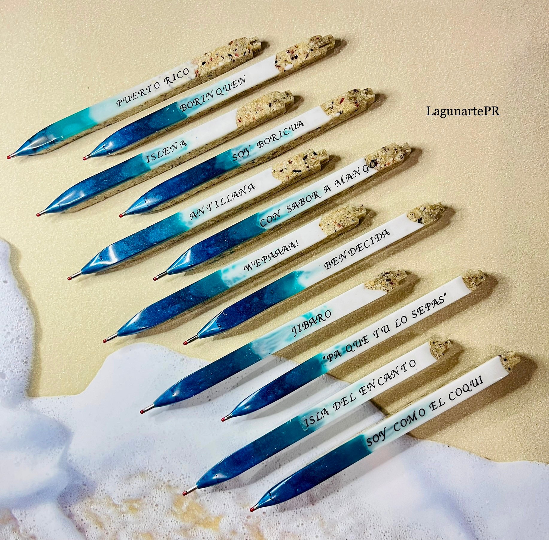 Pen Beach Pen Art Beach Pen Custom Pen Sand Beach Lovers - Etsy