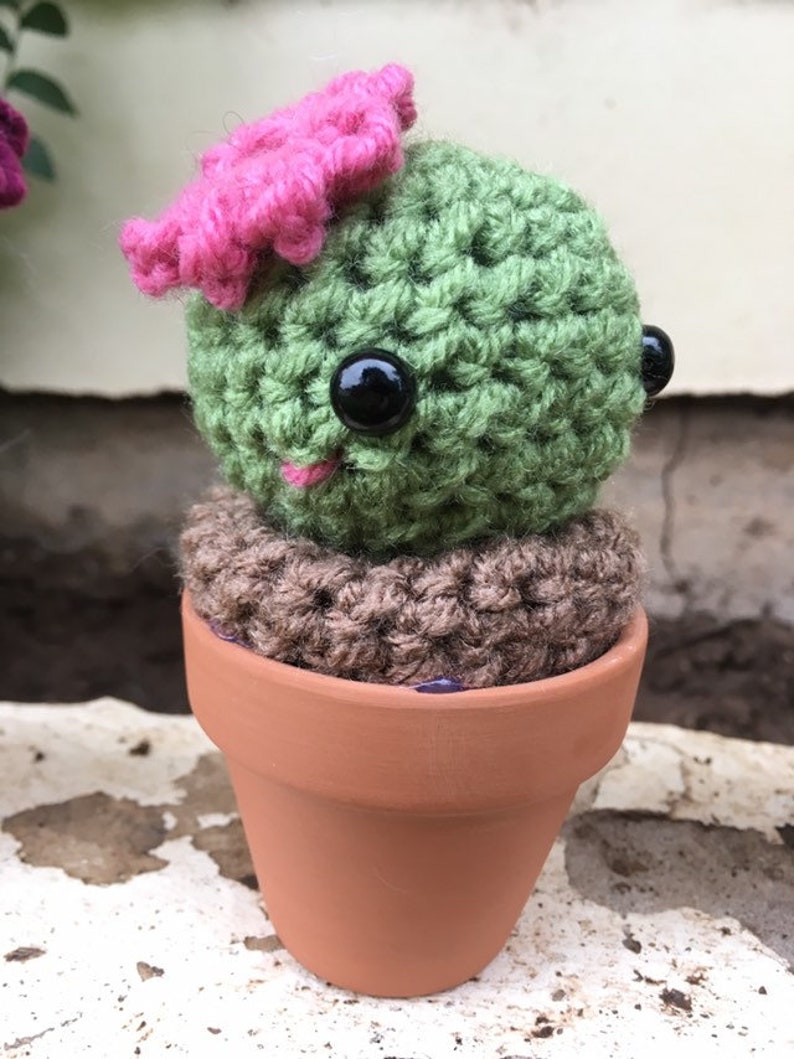 Cactus Plush Crochet Amigurumi Plushie Spring Plant Seguro - Etsy