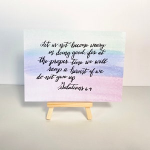 Galatians 6:9 Print (3 Design Options) | Encouraging Gift & Print - Etsy